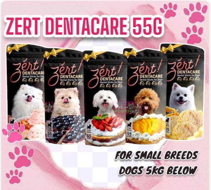 ZERT DENTACARE 55G FOR SMALL BREEDS DOGS 7STICKS | Lazada PH