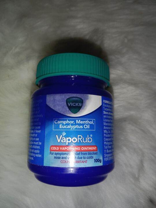 SALE! 50%OFF VICKS VAPORUB COLD VAPORISING OINTMENT 100g *No Expiration ...