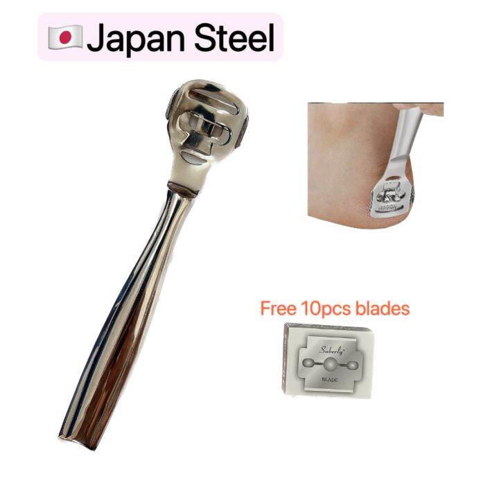 🇲🇾Stock Callus Remover Foot Corn Blade Razor Shaver Feet Care Dead Dry ...