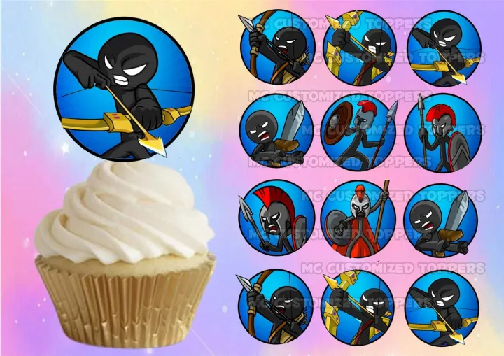 Stickwar legacy cupcake topper 12pcs | Lazada PH