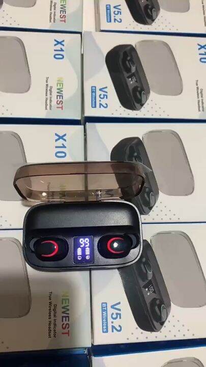 รุ่นใหม่ล่าสุด TWS X10 หูฟังบลูทูธ 5.3 หูฟังไร้สาย กันน้ำIPX7 หูฟังกีฬา ...