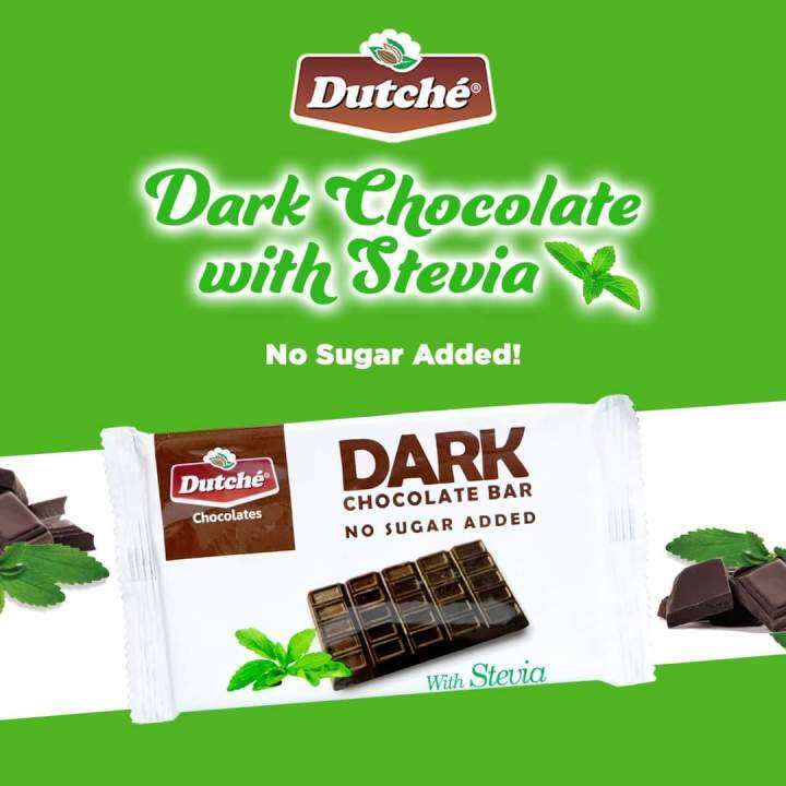 dutche dark chocolate with stevia 100g | Lazada PH