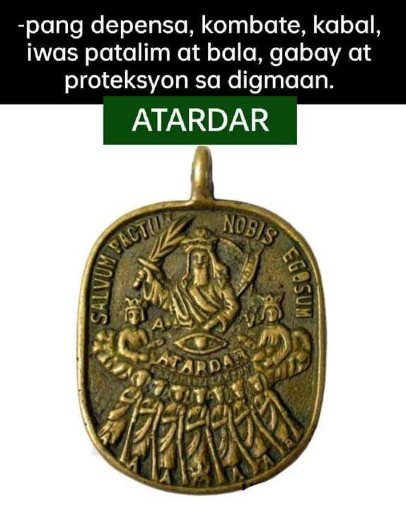 ATARDAR medalyon pendant w/ Oracion(Blessed) | Lazada PH