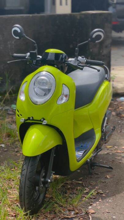 Stiker Skotlet Kuning Stabilo Glossy Motor Vinyl Variasi Body | Lazada ...