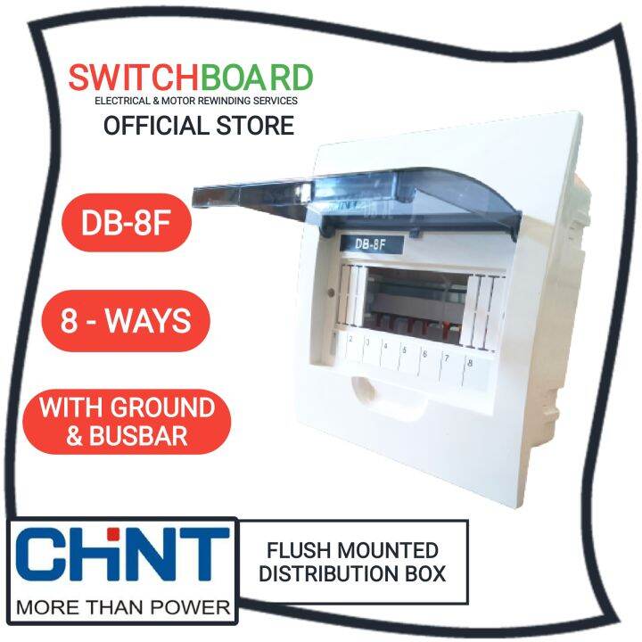 CHINT (DB-8F)- 8 Ways, Flush Mounted Distribution Box | Lazada PH