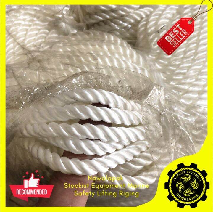 Tali tambang tampar nilon 8mm nylon roll | Lazada Indonesia