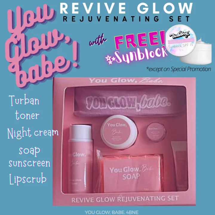 9.9 SALE!! You Glow, babe Revive Glow Rejuvenating Set | Lazada PH