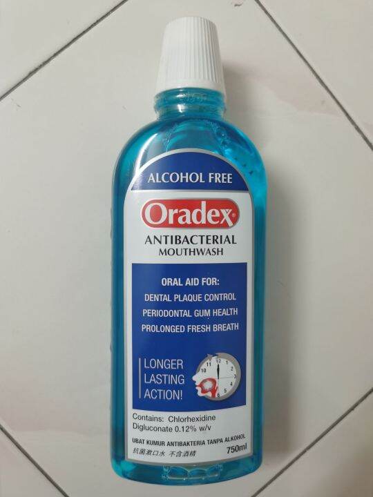 Oradex Antibacterial MouthWash 750ml | Lazada