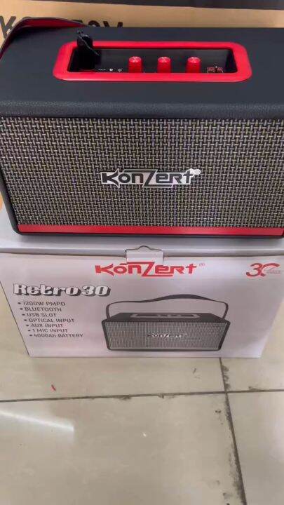 NEW KONZERT RETRO 30 BLUETOOTH SPEAKER | Lazada PH