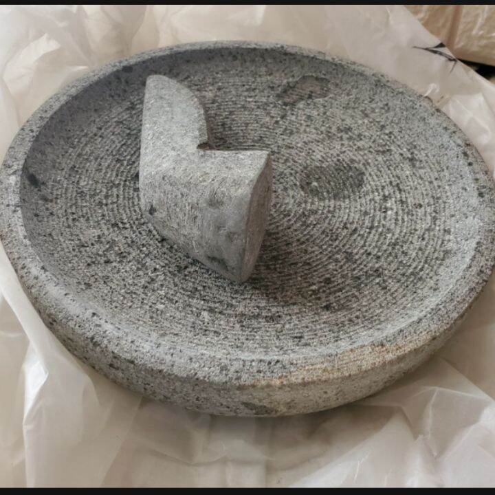 BATU LESUNG GESEK KUALITI TINGGI Pelbagai saiz Buat Sambal Geprek ...