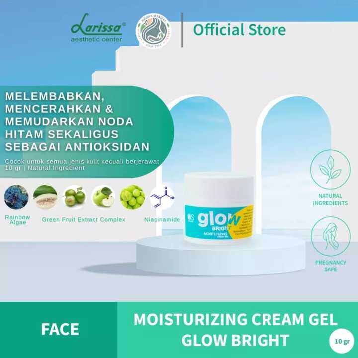 Larissa Moisturizer Glow Bright Series With Green Fruit Extract Complex | Lazada Indonesia