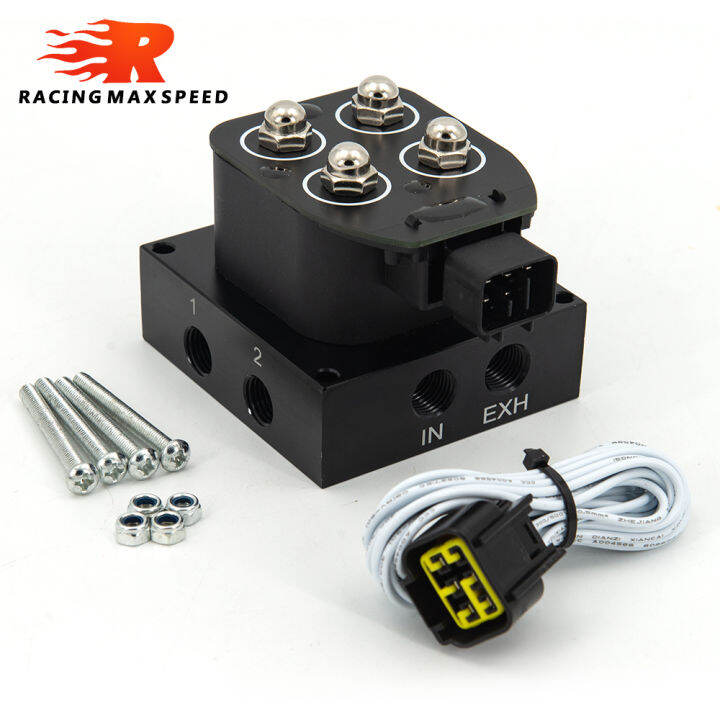 Universal 12v Solenoid Valve Air Ride Suspension Manifold Valve for Air ...