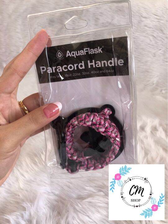ORIGINAL AQUAFLASK PARACORD HANDLE (PINK) PERFECT for SAKURA LIMITED ...