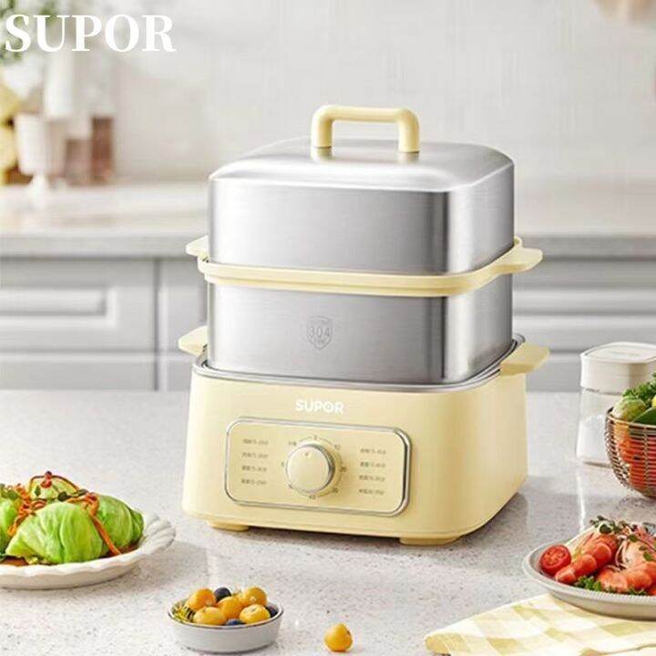 Supor electric steamer stainless steel household cooking pot multi ...