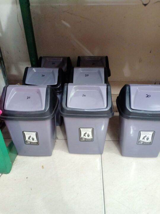 tempat sampah tutup 5 liter | Lazada Indonesia
