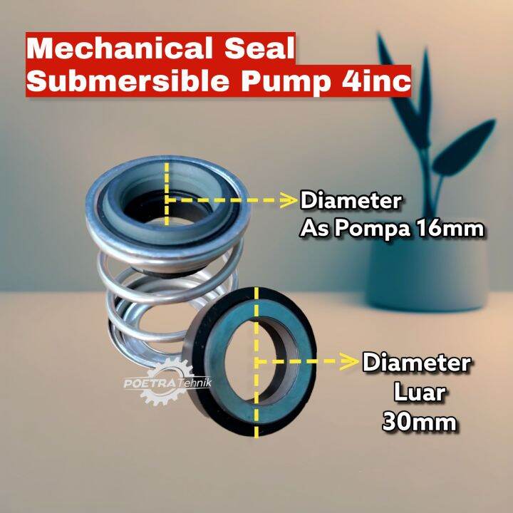 Mechanical Seal Pompa Celup Satelit 4 inch - Sil Pompa Air Submersible Pump | Lazada Indonesia