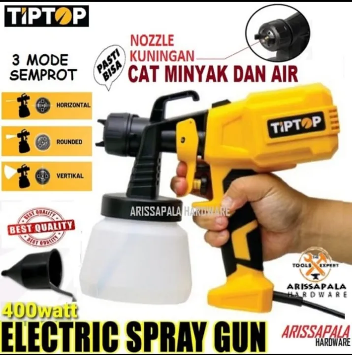 Electric Spray Gun Alat Semprot Cat Listrik Tanpa Kompresor Bisa Cat ...