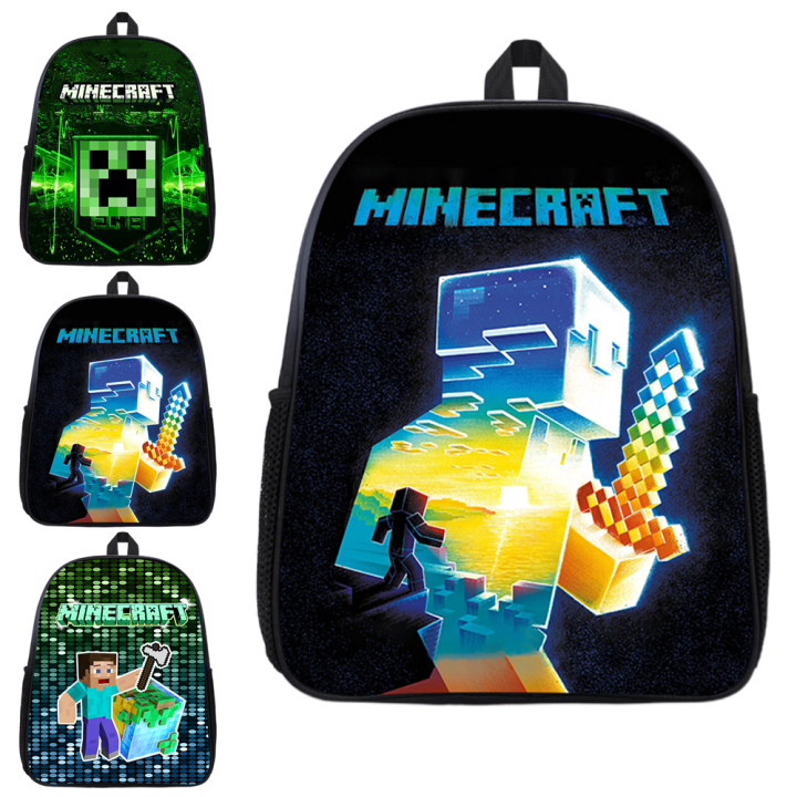 Minecraft Creeper Schoolbag Primary School Student Grade 2-5 My World ...