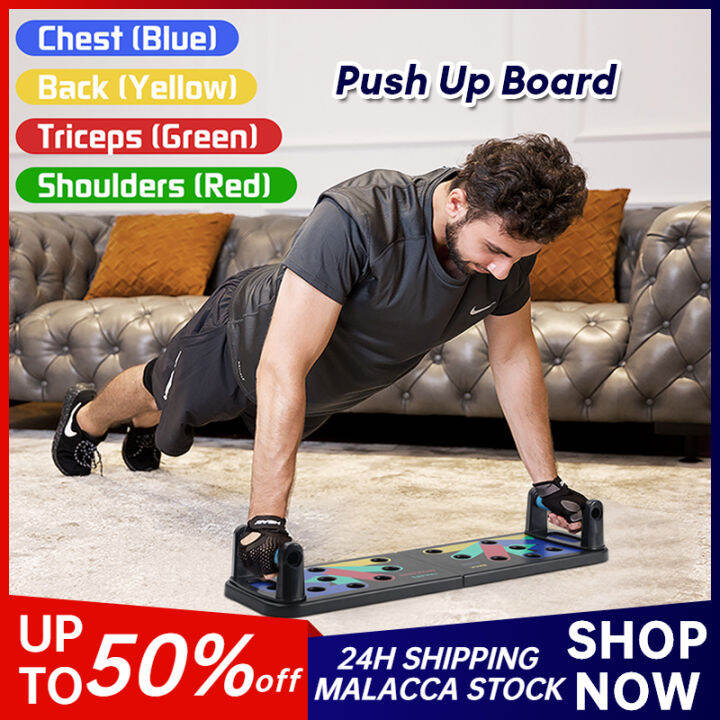 9 In 1 Push Up Rack Board ABS Abdominal Fitness Push Up Bar Triceps Bicep Six Pack Muscle ...