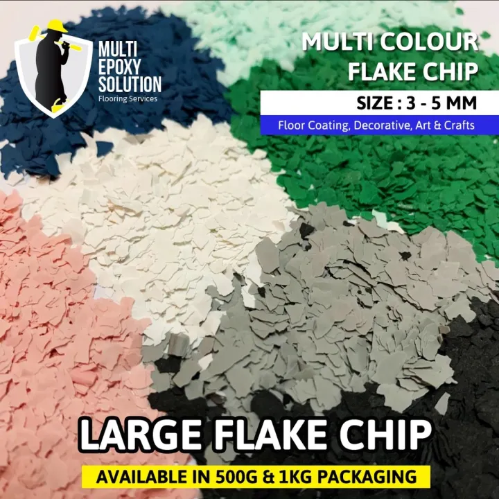 EPOXY COLOUR FLAKE CHIP LARGE 3-5MM ( SET DIY COLOUR ACCESSORIES ...