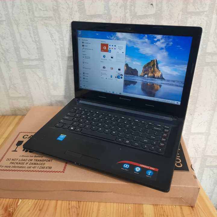 Laptop Seken, Lenovo G40-80, Core i3-5005U, Ram 4Gb, Hdd 500Gb | Lazada ...