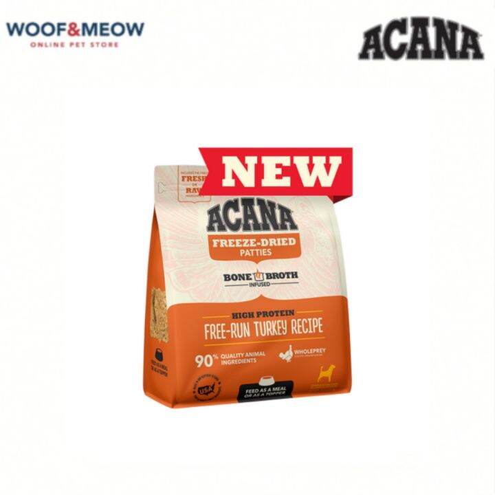 Acana Freeze Dried Patties Turkey Dog Food 397g | Lazada PH