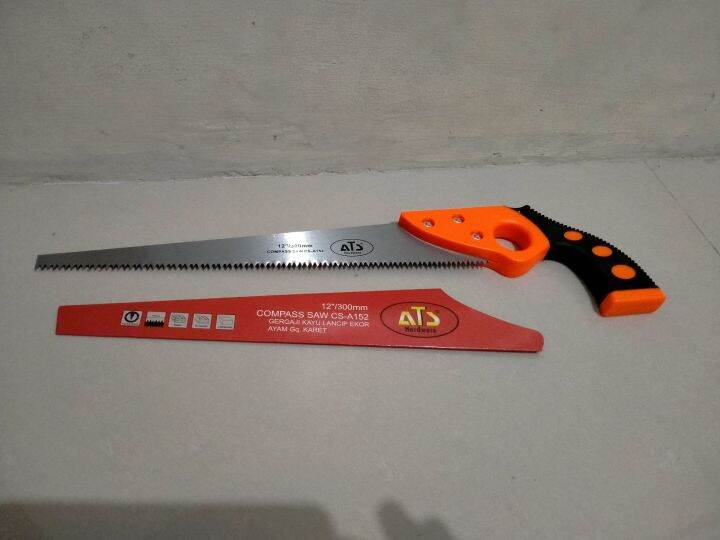 gergaji kayu lancip 12 inchi Ats gergaji potong bambu kayu gergaji kecil runcing ats | Lazada ...