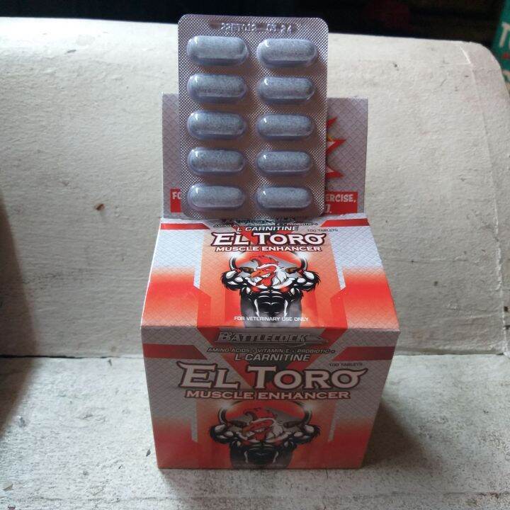 BATTLECOCK EL TORO FOR GAMEFOWL ( 10 TABLETS ONLY) | Lazada PH