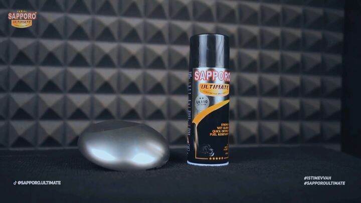 Pilox Sapporo Ultimate ZX Silver UL110 Cat Semprot Pilok Metal Plastik ...