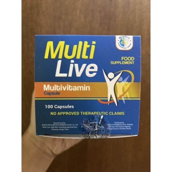 MULTILIVE MULTIVITAMINS FOR ADULT CAPSULE | Lazada PH