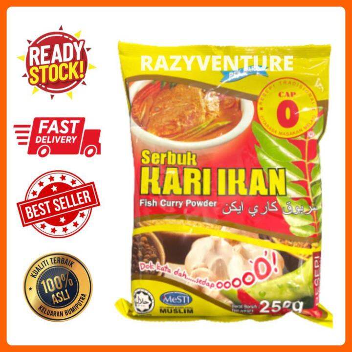 Serbuk Kari Ikan Cap 'O' 250grm | Lazada