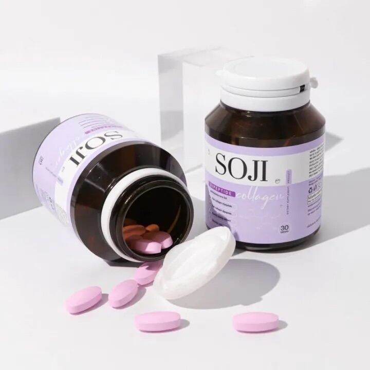 ราคาต่อกระปุก SOJI COLLAGEN คอลลาเจนโซจิ คอลลาเจนเคี้ยวได้ 1 กระปุก 30 ...