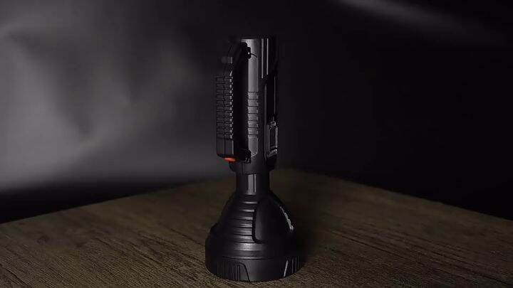 Senter Led Gagang Super Terang 80W +20W Genggam Tangan Portable Led ...