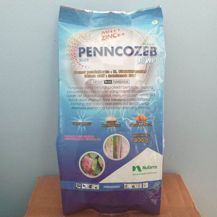 Penncozeb 80 WP Fungisida Mankozeb Biru untuk Mengendalikan Jamur ...