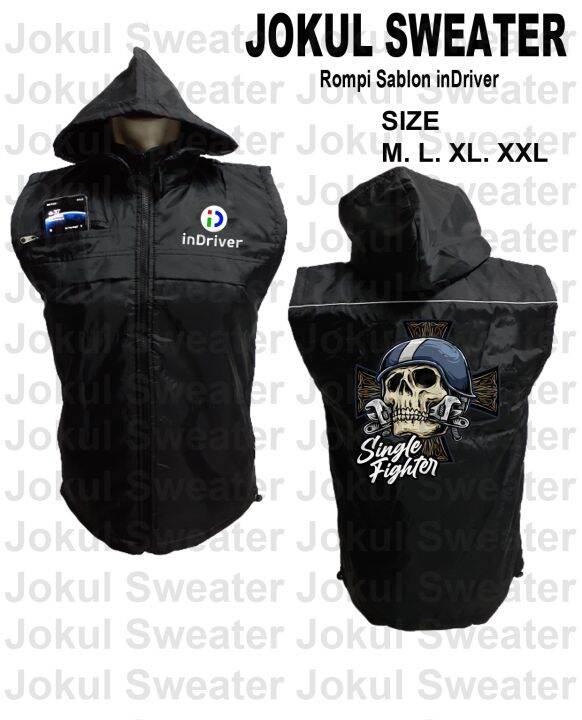 Rompi premium indriver/rompi sablon/rompi motor | Lazada Indonesia