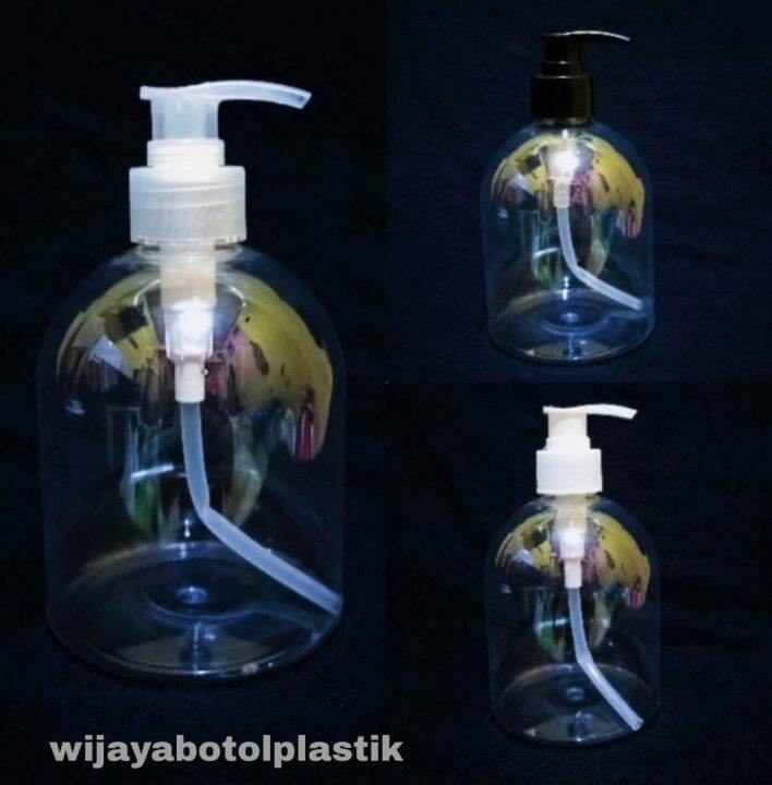 Botol Pump 500 Ml Oval/Botol Sabun Cair/Botol Handsoap 500 Ml/Botol ...