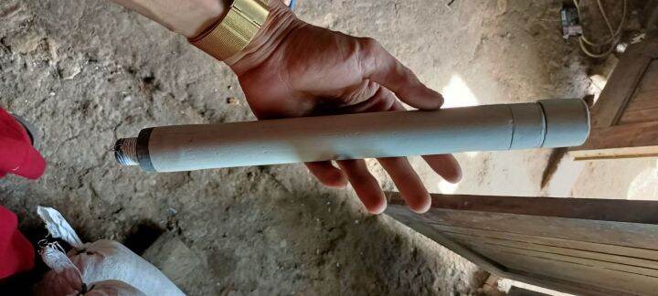 pompa dan tabung paser paralon panjang 40cm. pipa serombong 1 in ...