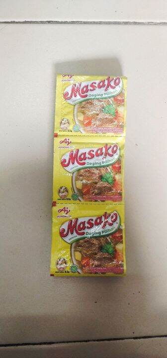 Masako rencengan 8,5 gram (1 renceng isi 12) | Lazada Indonesia