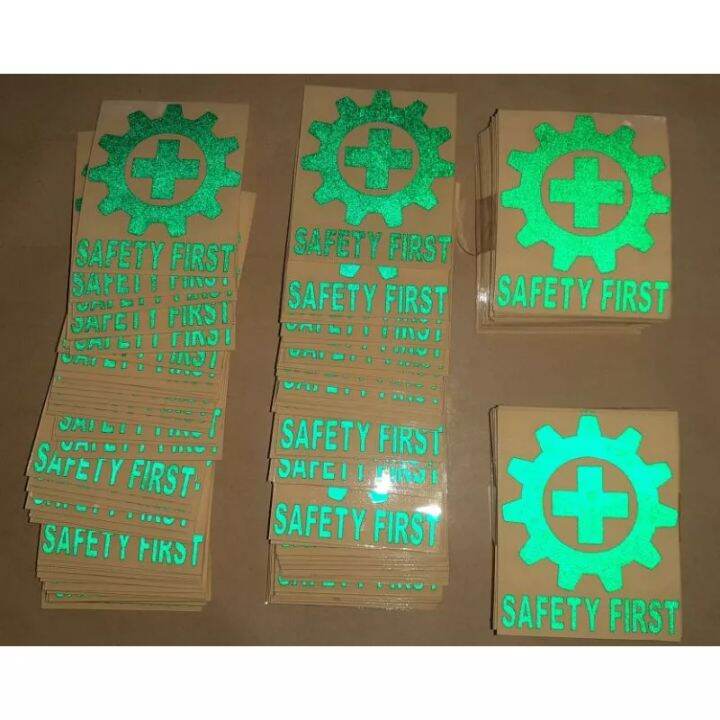 Stiker cutting logo pt SAFETY FIRST hlem | Lazada Indonesia