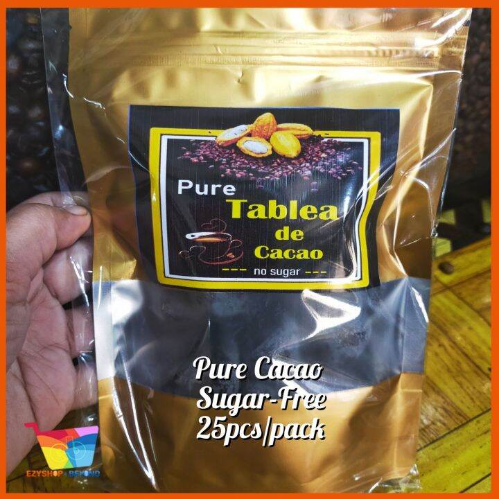 Sugar Free Pure Cacao Tablea 25pcs per pack, Product of Davao | Lazada PH