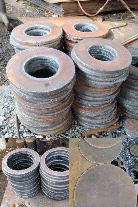 REQUEST PLAT BESI HITAM SS400 POTONG DENGAN LUBANG TENGAH DENGAN ...