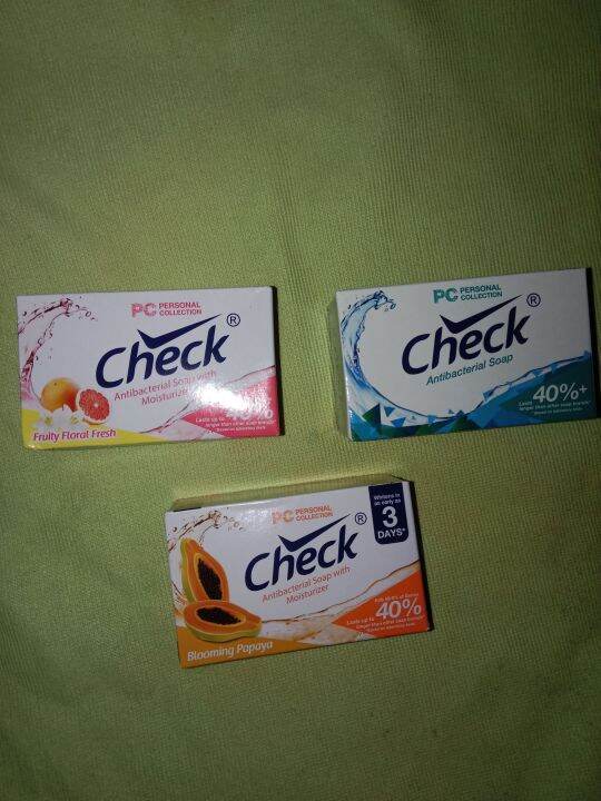 Personal Collection Antibacterial Check Soap with moisturizer 130g ...