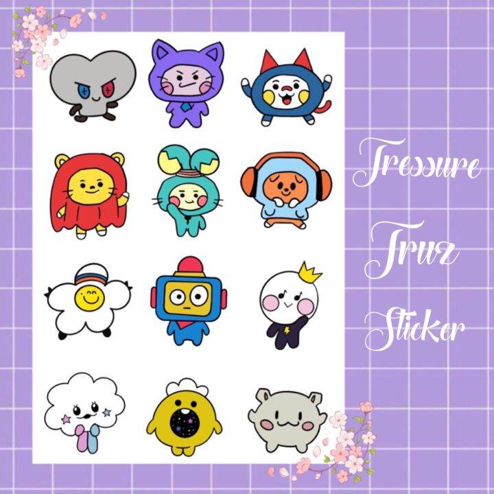 Treasure Truz Laminated Sticker Pack (Die-cut) | Lazada PH