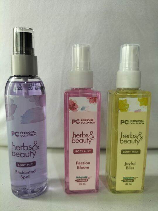 PC Personal Collection herbs & beauty BODY MIST / 100ml | Lazada PH