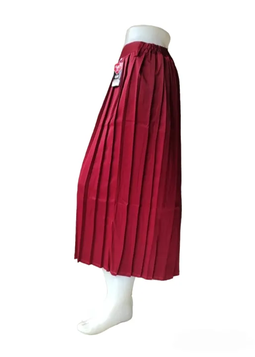 Rok Panjang Merah Model RA (Rempel/lipit dari atas/Full) Seragam Sekolah SD | Lazada Indonesia