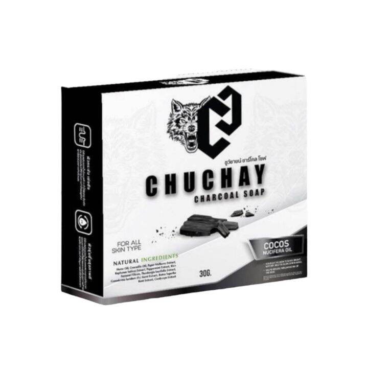 แท้/ขายดี CHUCHAY. สบู่ชูว์ชาย สบู่ชาโคล ทำความสะอาดจุดซ้อนเร้น หอมใหญ่ ลดกลิ่น ขนาด 30g ...