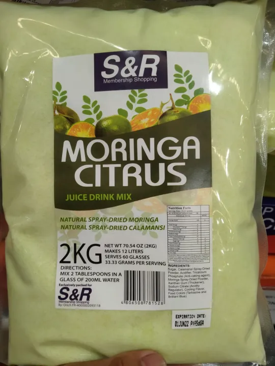 S&R MORINGA CITRUS 2KG | Lazada PH
