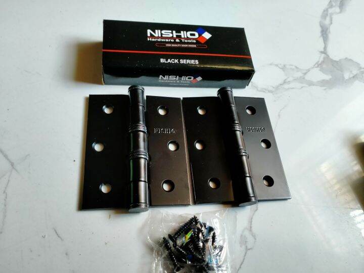 engsel jendela tebal Hitam 3" engsel hitam 3 inchi | Lazada Indonesia