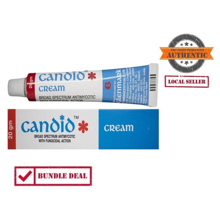 Candid Cream 20g / Jock Itch / Ringworm/ Scabies/ Antifungal | Lazada ...