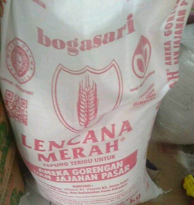 tepung terigu lencana merah repack 1kg | Lazada Indonesia